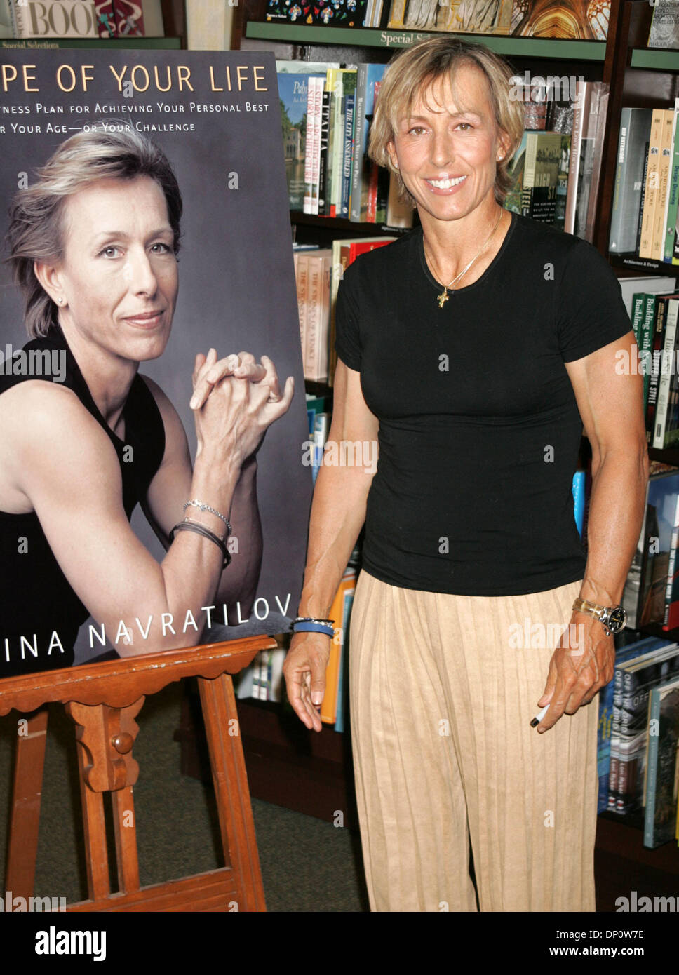 Apr 04, 2006; New York, NY, USA; Tennis player MARTINA NAVRATILOVA ...