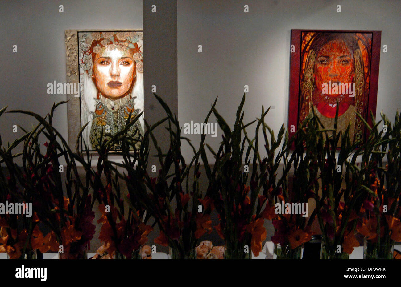 Apr 05, 2006; San Antonio, TX, USA; Works by George Yepes and film ...