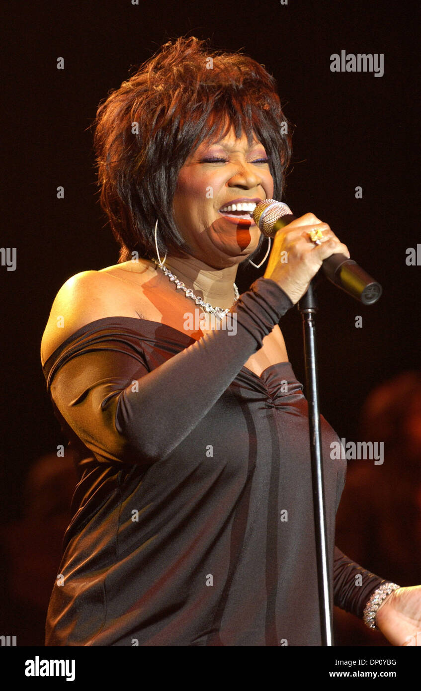 Apr 08, 2006; Wilmington, NC, USA; Legendary Singer PATTI LABELLE ...
