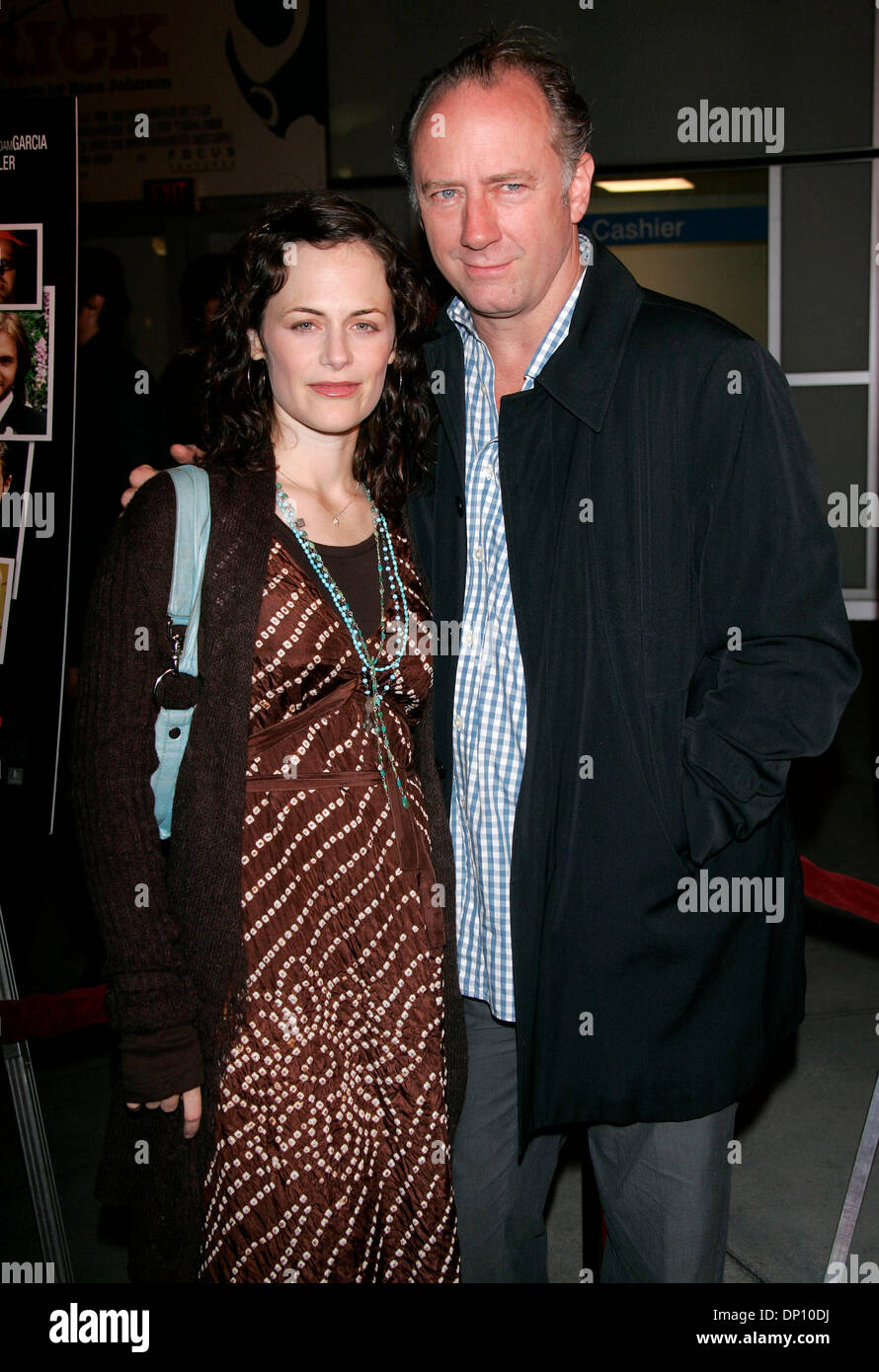 Apr 10, 2006; Hollywood, California, USA; Actor XANDER BERKELEY & Wife ...