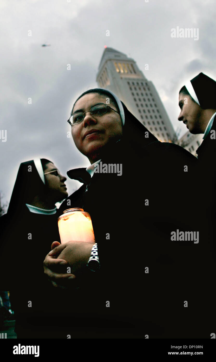 Apr 10, 2006; Los Angeles, CA, USA; Nuns from the San Fernando Valley ...