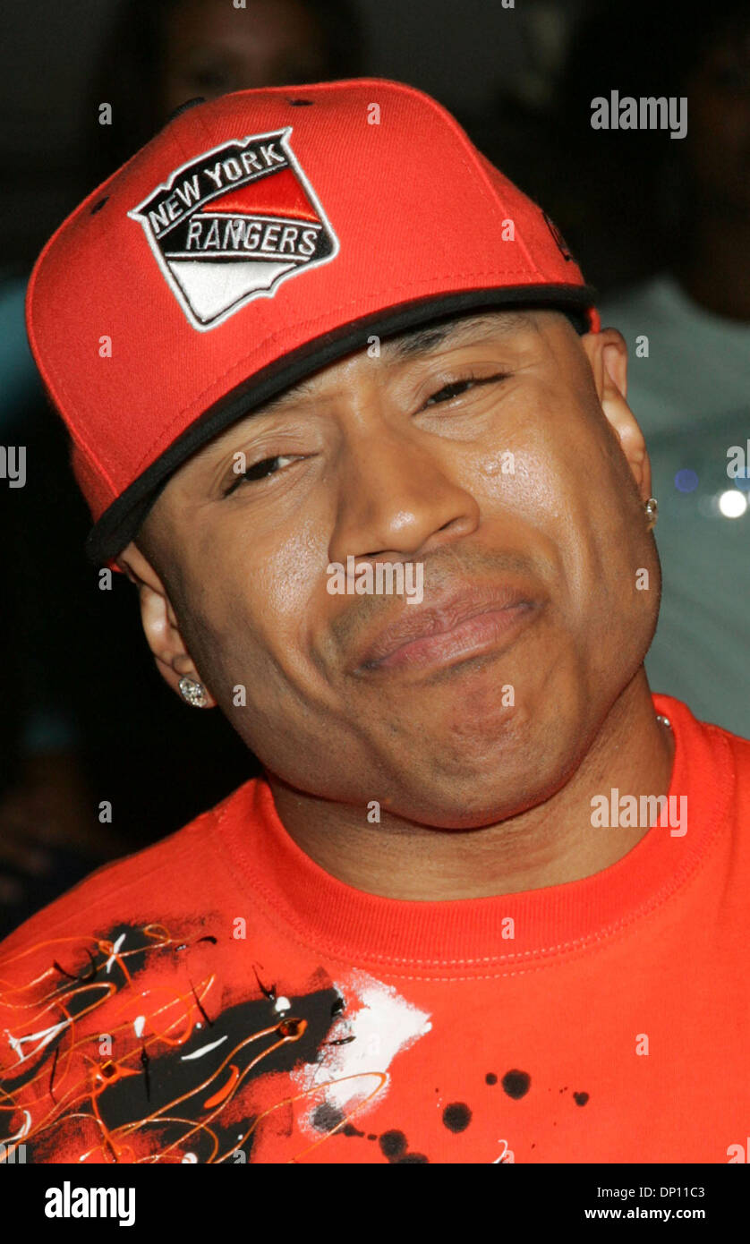 Apr 11, 2006; New York, NY, USA; Hip hop artist LL COOL J promotes his ...