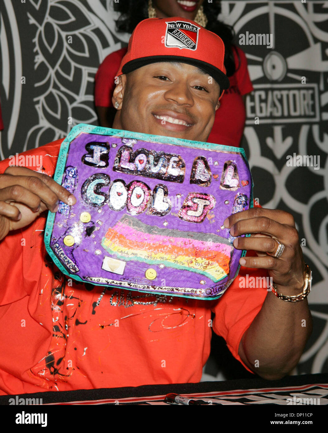 Apr 11, 2006; New York, NY, USA; Hip hop artist LL COOL J promotes his ...