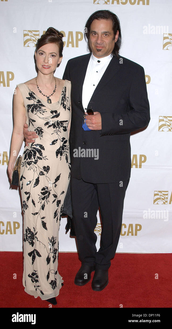 Apr 11, 2006; Los Angeles, CA, USA; Music Composer RUSS LANDAU and wife ...