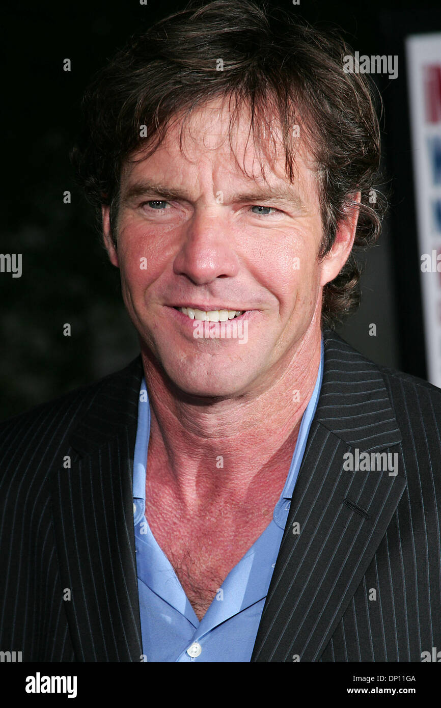 Apr 11, 2006; Hollywood, CA, USA; Actor DENNIS QUAID at the world ...