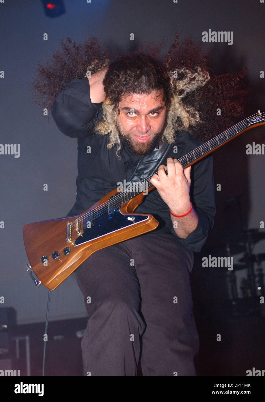 Apr 11, 2006; Norfolk, VA, USA; COHEED & CABRIA bring the metal to the ...