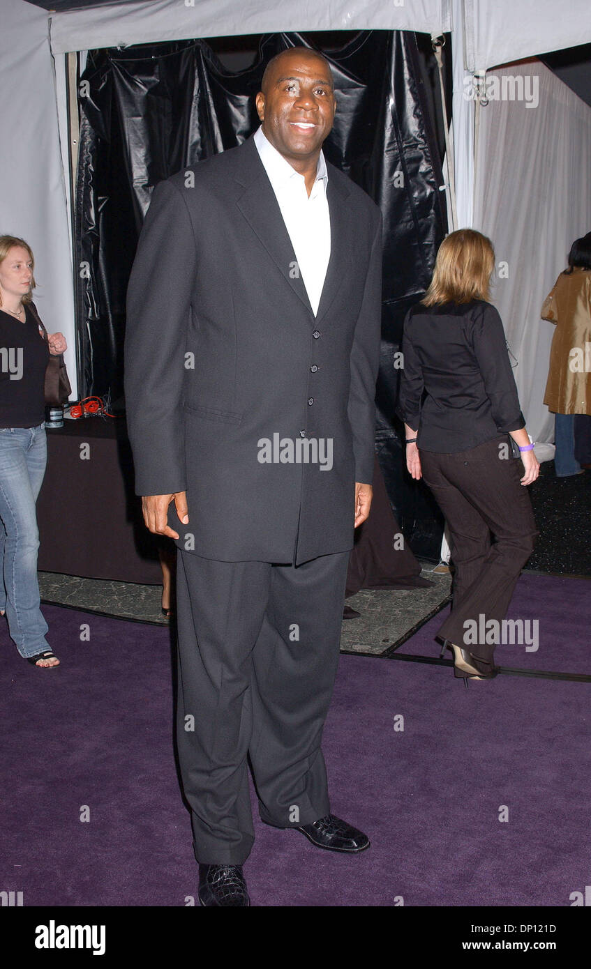 Apr 12, 2006; Los Angeles, CA, USA; Basketball Star MAGIC JOHNSON at ...