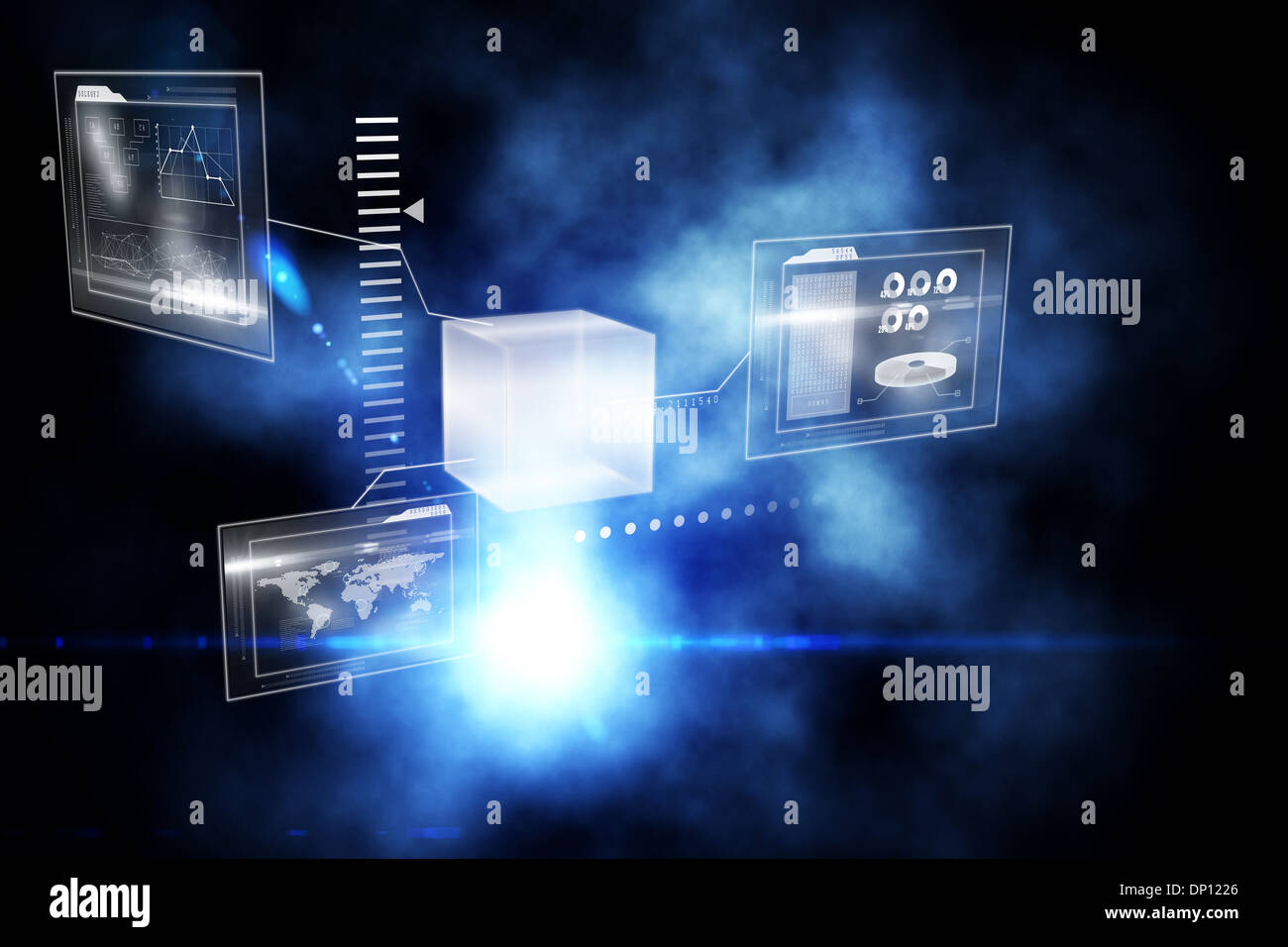 Black global business interface hi-res stock photography and images - Alamy