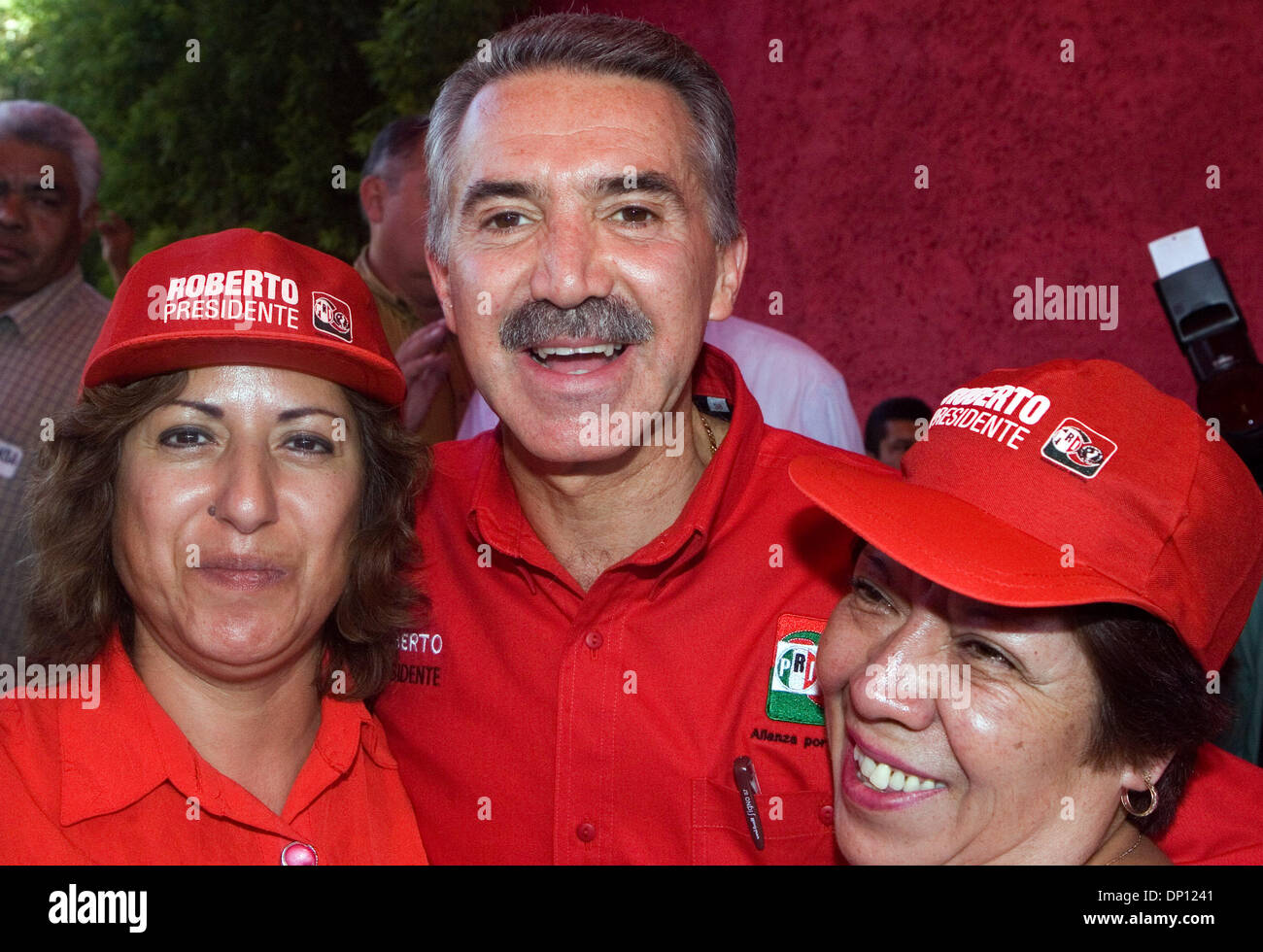 Apr 12, 2006; Mexico City, MEXICO; ROBERTO MADRAZO, the nominee of the ...