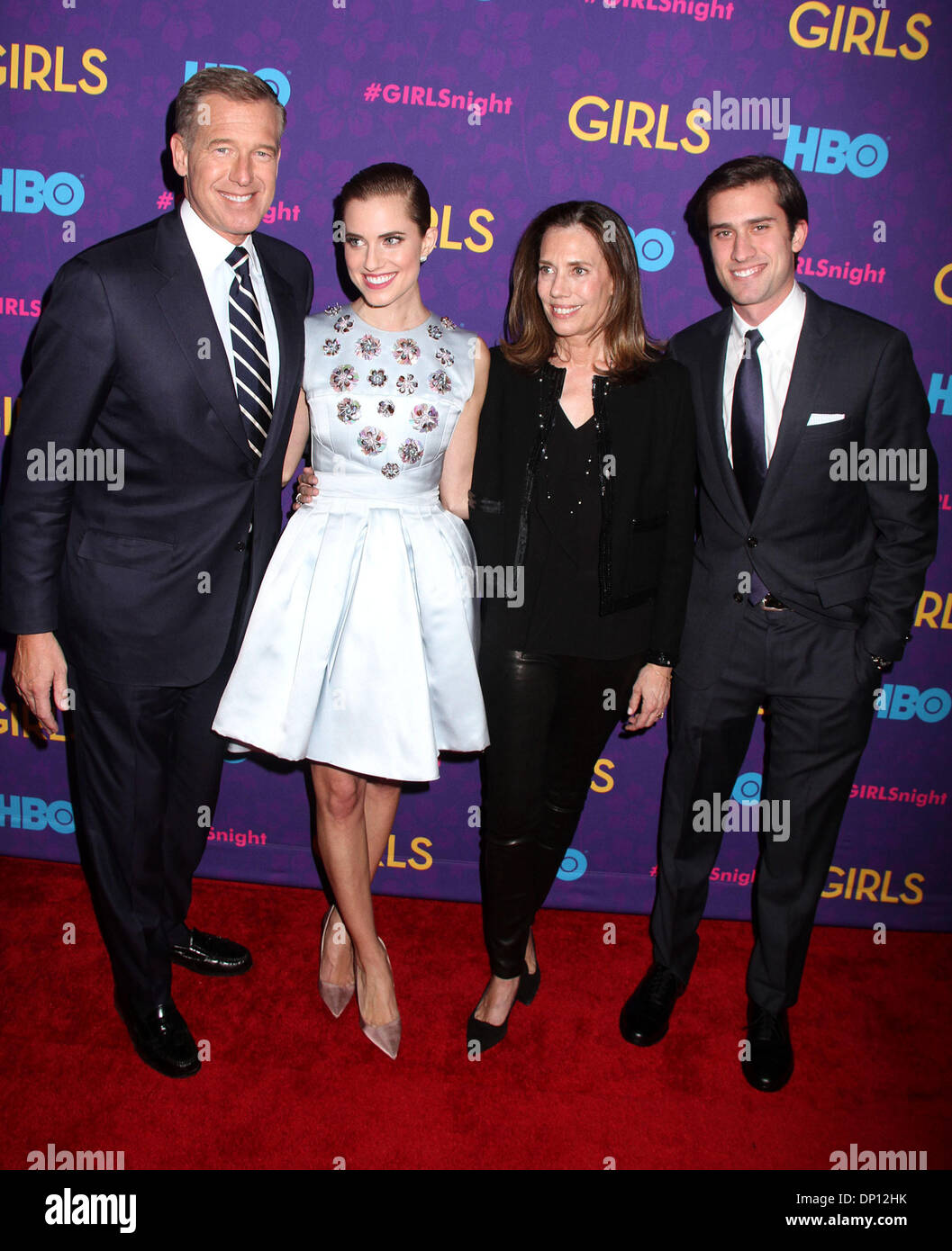 New York, New York, USA. 6th Jan, 2014. News anchor BRIAN WILLIAMS, his ...