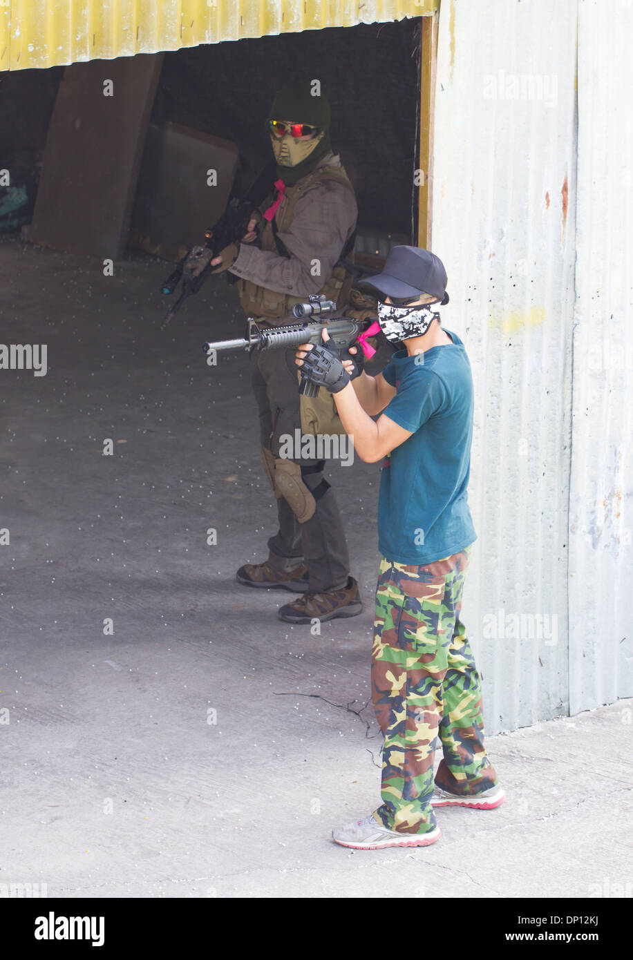 Happy gun crew hi-res stock photography and images - Alamy