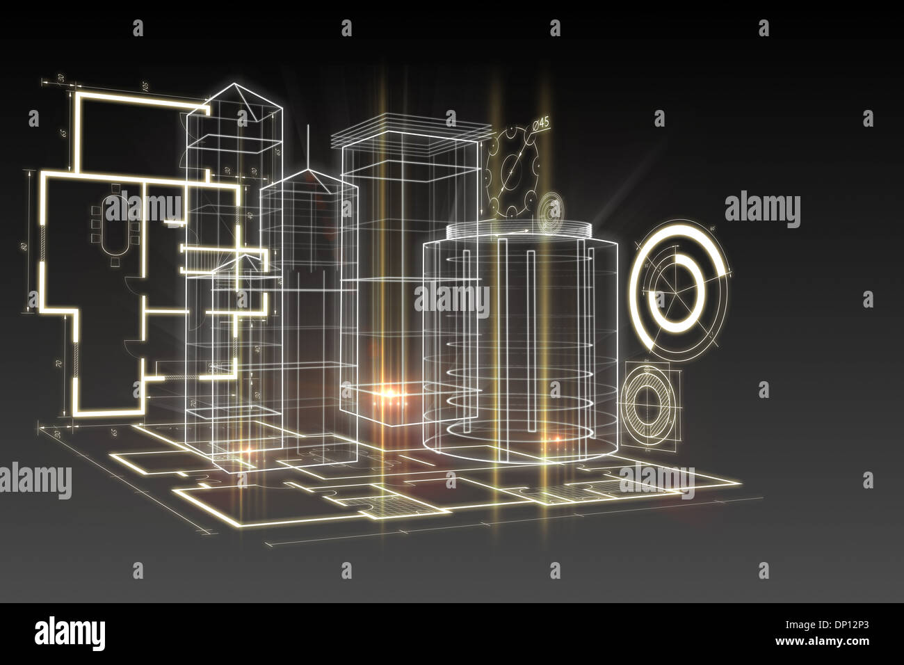 Blueprint layout hi-res stock photography and images - Alamy