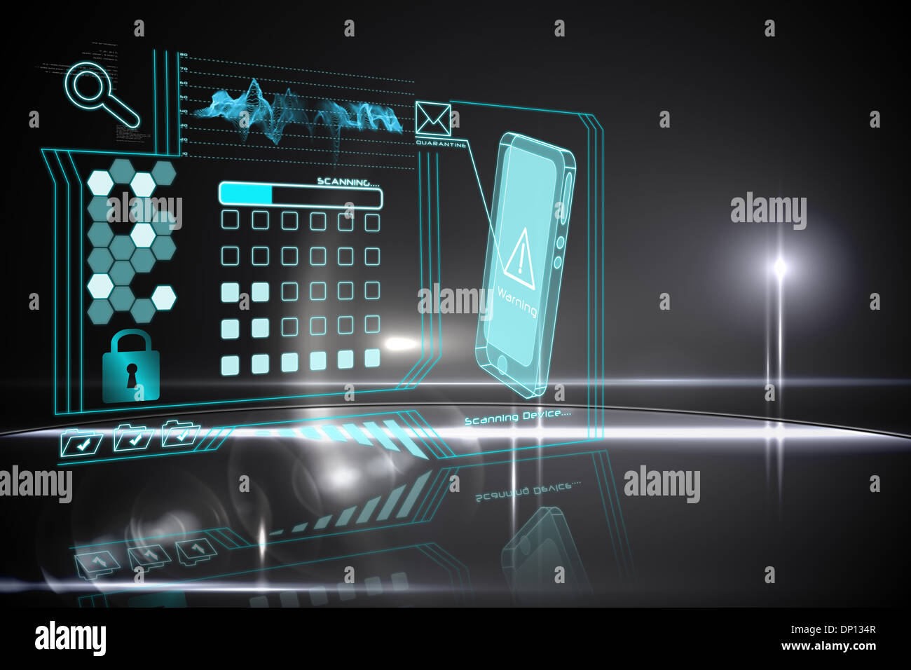 Lock graphic interface security hi-res stock photography and images - Alamy