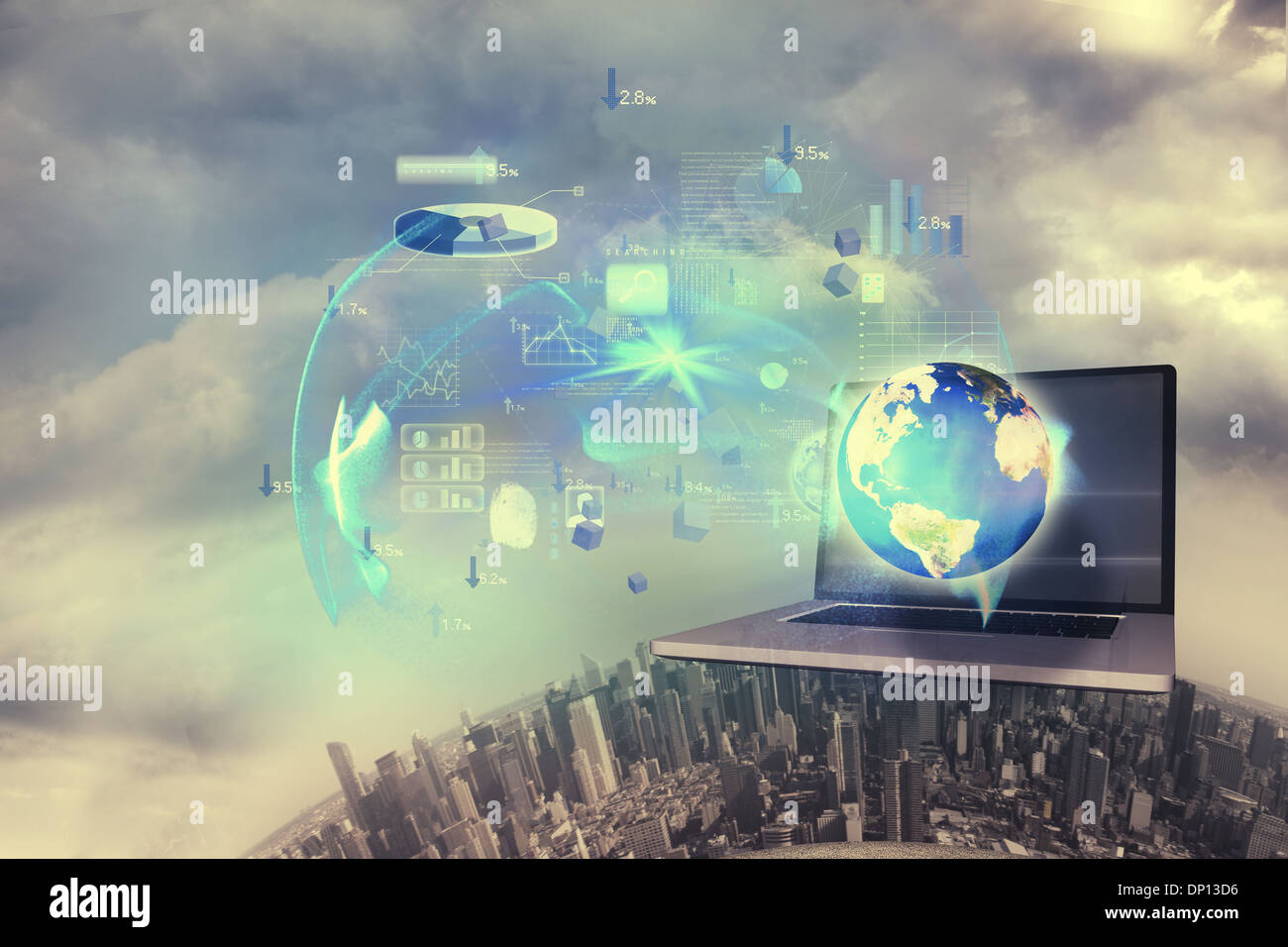 Global technology background Stock Photo - Alamy
