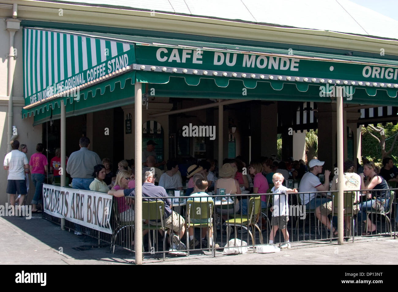 Apr 14, 2006; New Orleans, LA, USA; Cafe du Monde on Jackson Square in ...