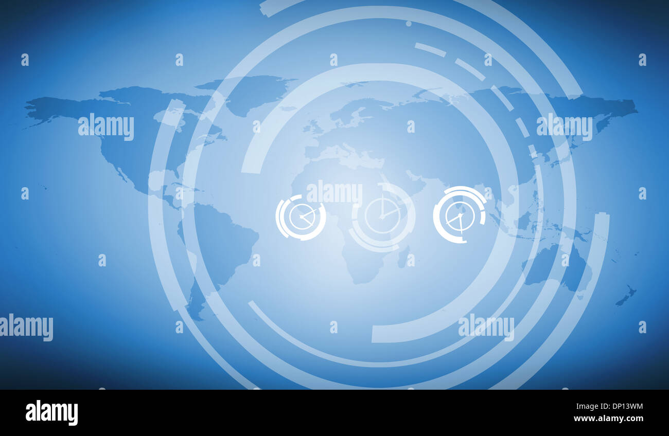 International business interface Stock Photo - Alamy