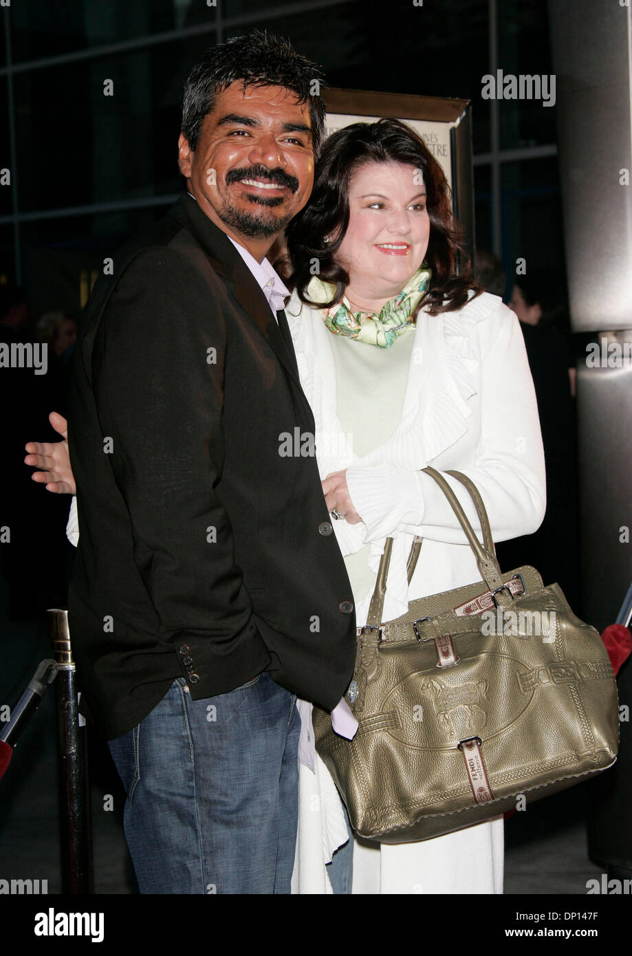 Apr 17, 2006; Hollywood, California, USA; Actor GEORGE LOPEZ & Wife ANA ...