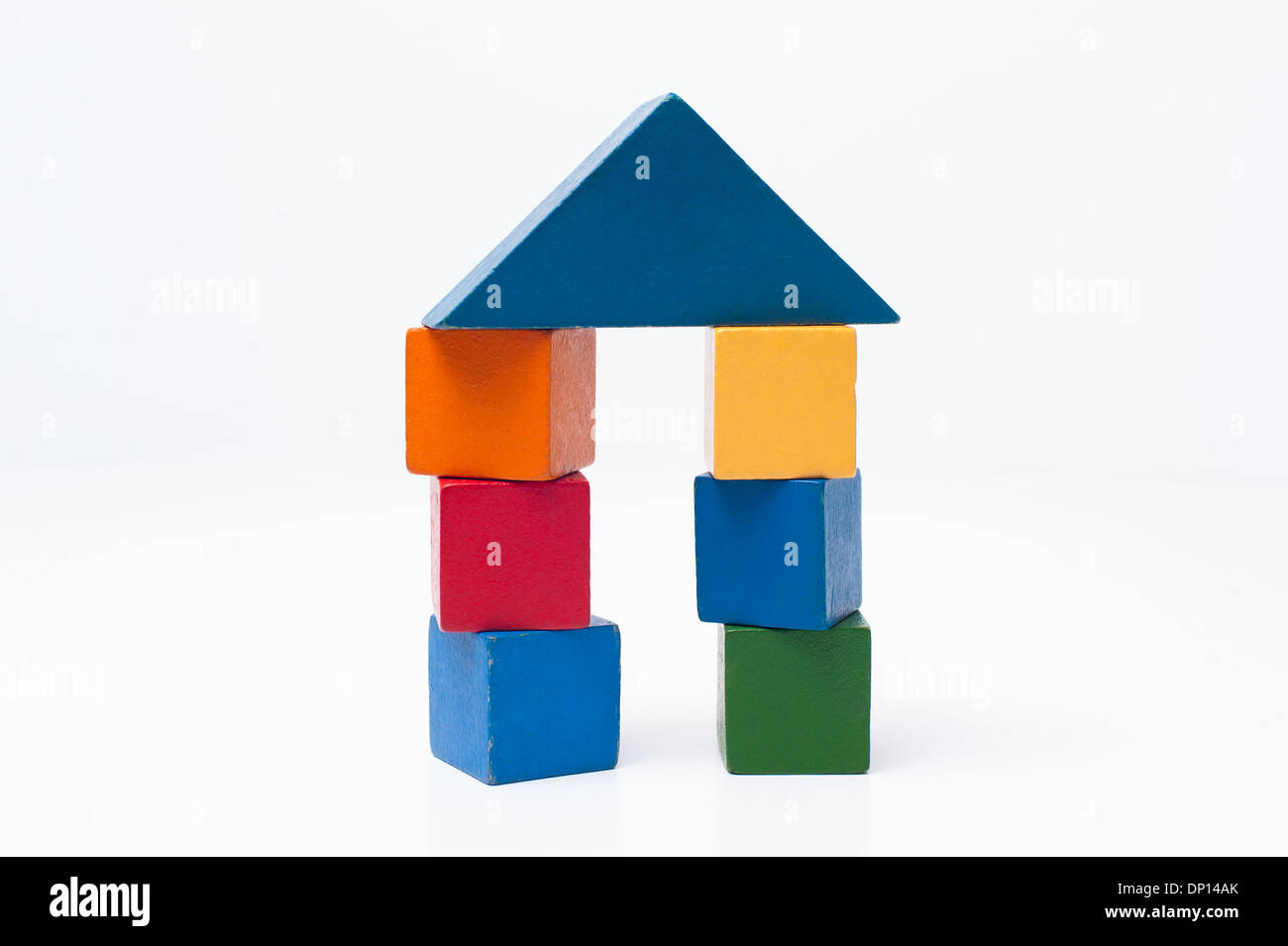 old children's building blocks Stock Photo - Alamy