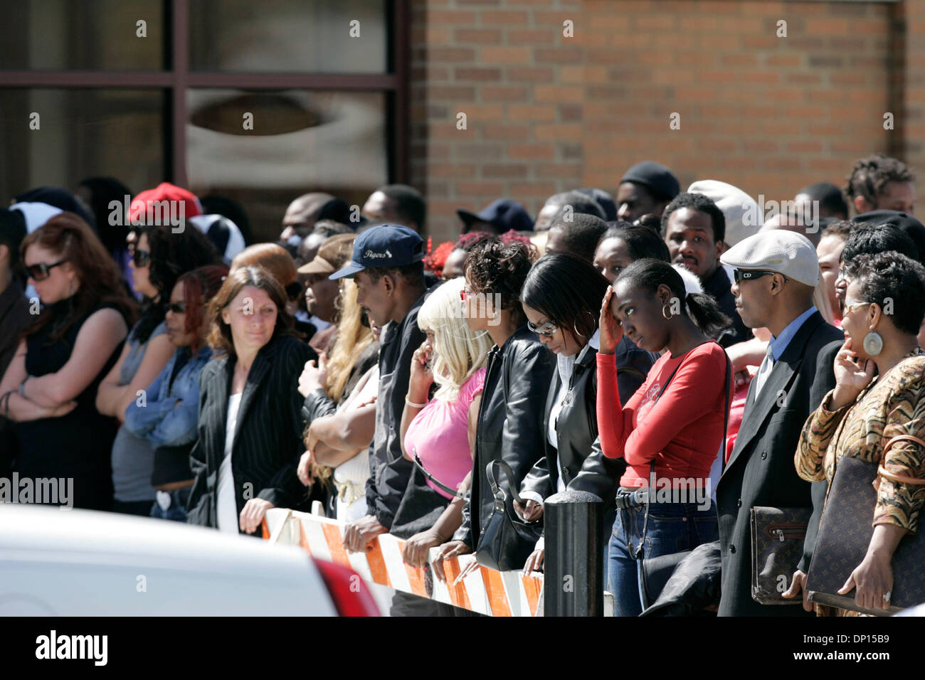 Apr 19, 2006; Detroit, MI, USA; The funeral for the rapper 'Proof ...