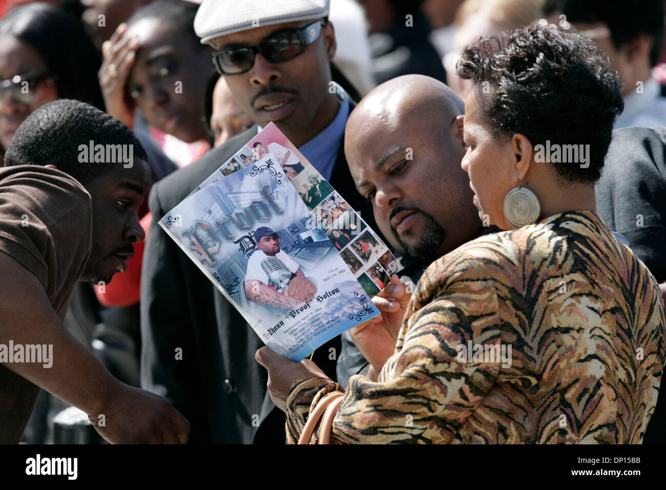 Apr 19, 2006; Detroit, MI, USA; The funeral for the rapper 'Proof ...