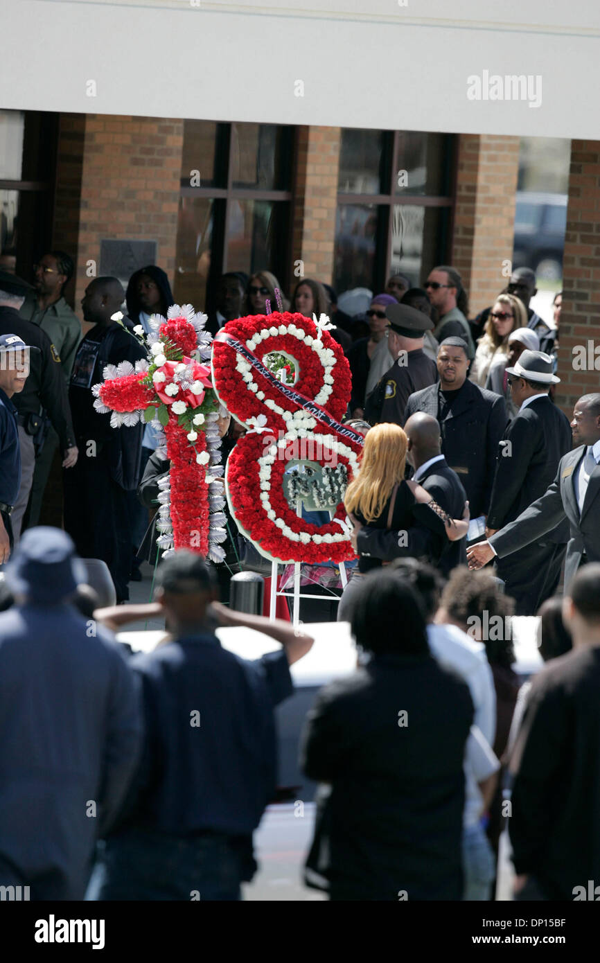 Apr 19, 2006; Detroit, MI, USA; The funeral for the rapper 'Proof ...