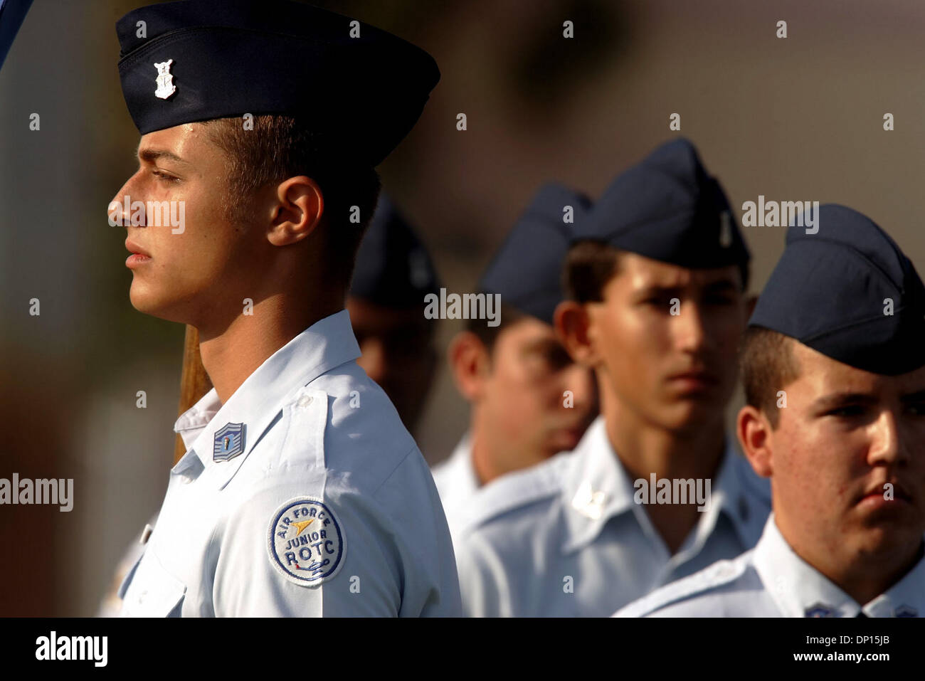 Rotc cadets at attention hi-res stock photography and images - Alamy