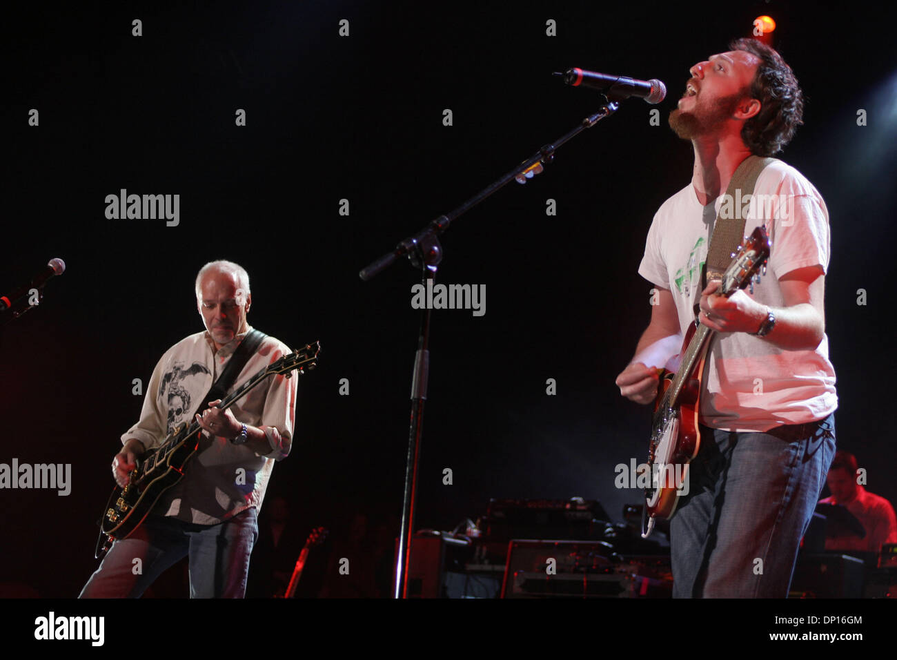 Apr 20, 2006; New York, NY, USA; 'Guster' lead singer with Peter ...