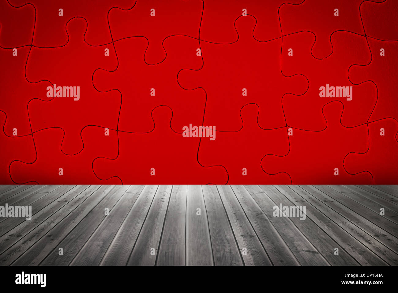 Red jigsaw room Stock Photo - Alamy