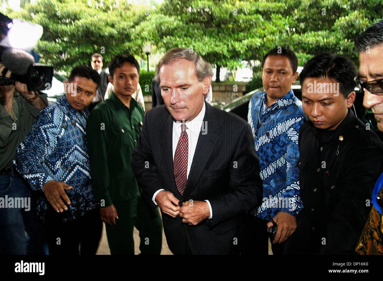 Apr 21, 2006; Jakarta, INDONESIA; MICHAEL L'ESTRANGE, Secretary ...