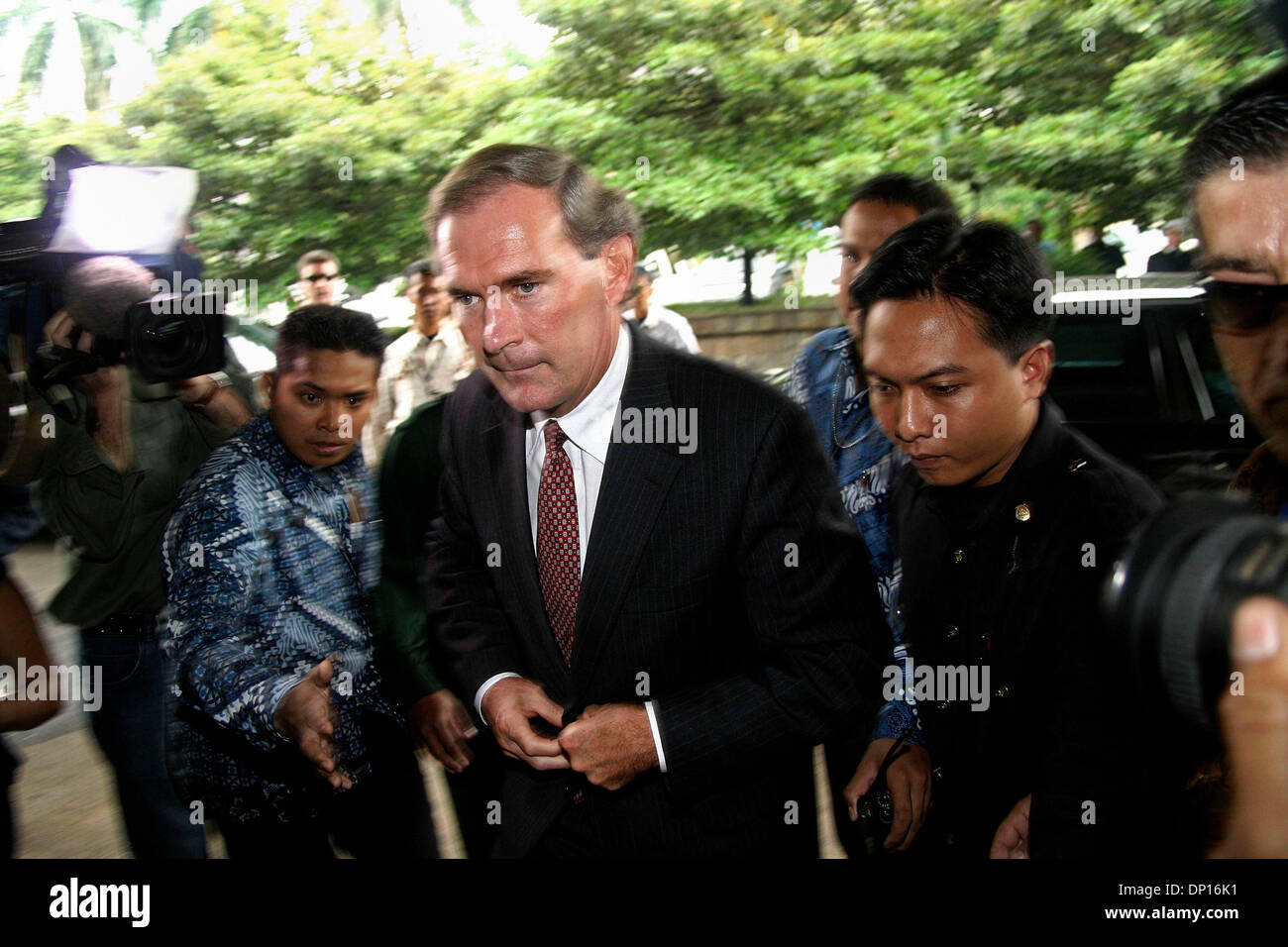 Apr 21, 2006; Jakarta, INDONESIA; MICHAEL L'ESTRANGE, Secretary ...