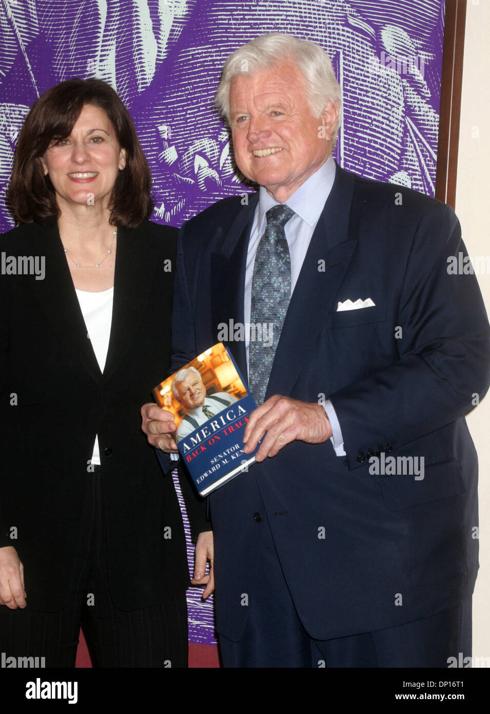 Apr 21, 2006; New York, NY, USA; Senator EDWARD KENNEDY and his wife ...