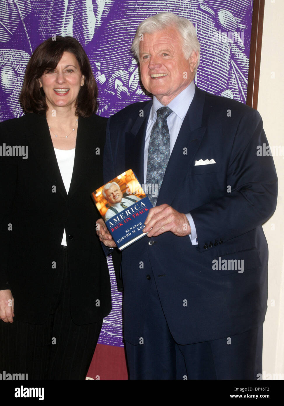 Apr 21, 2006; New York, NY, USA; Senator EDWARD KENNEDY and his wife ...
