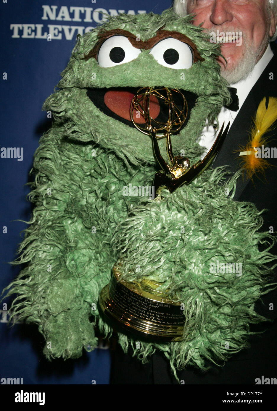 Apr 22, 2006; New York, NY, USA; OSCAR THE GROUCH poses for photos in ...