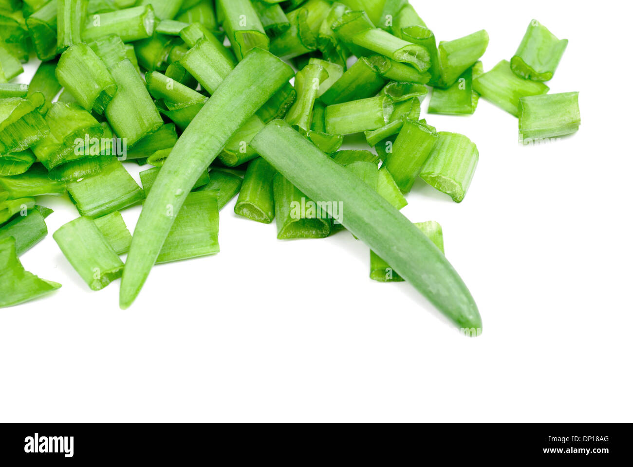 fresh sliced onions isolated on white Stock Photo - Alamy