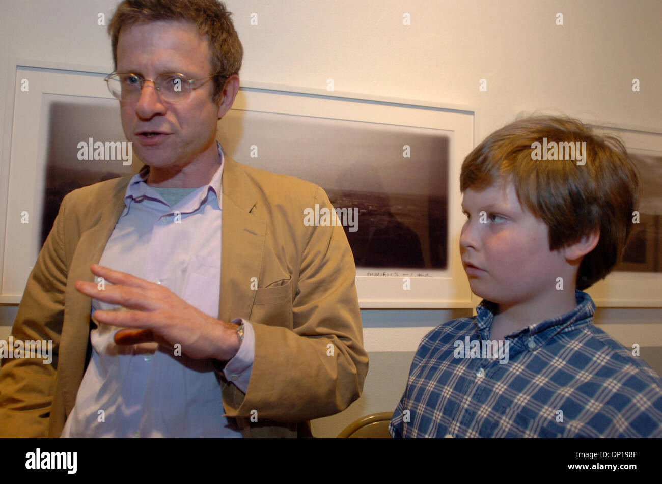 Apr 26, 2006; Manhattan, New York, USA; Filmmaker PETER COHN, with his ...