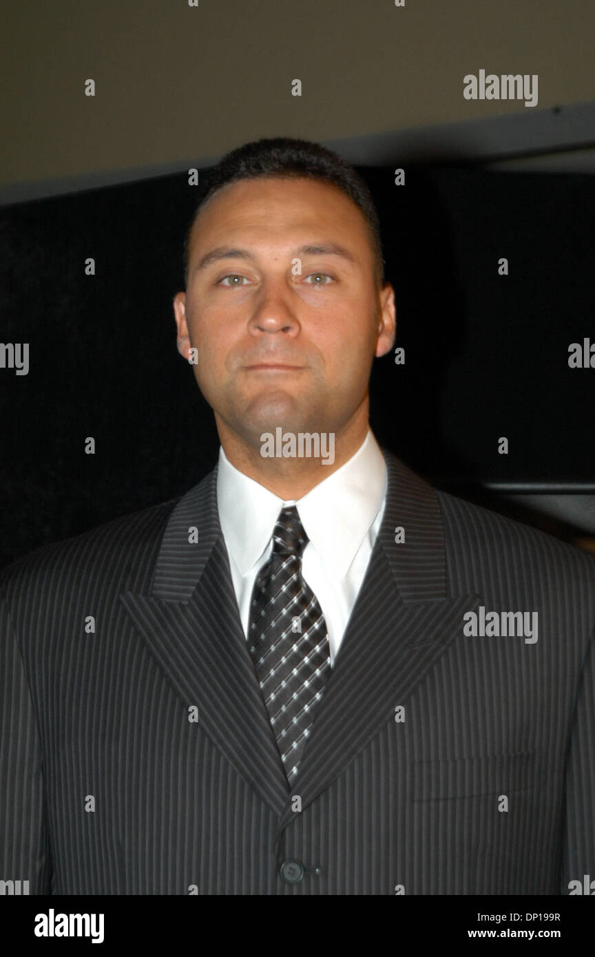 Apr 26, 2006; New York, NY, USA; DEREK JETER receiving the R Brinkley ...
