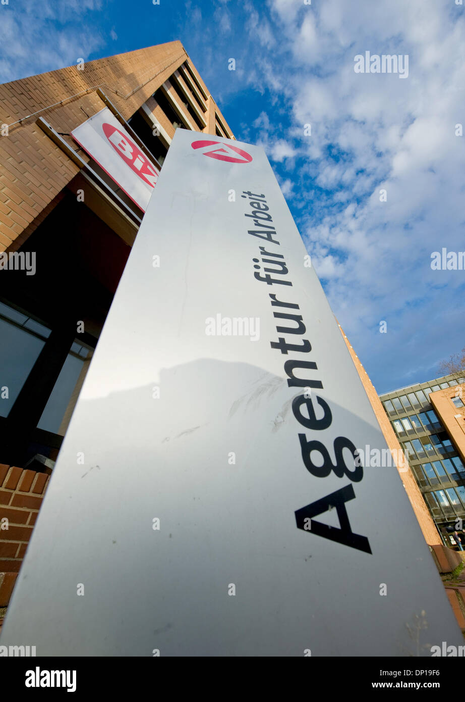 Hanover, Germany. 07th Jan, 2014. A sign with the logo of the German ...