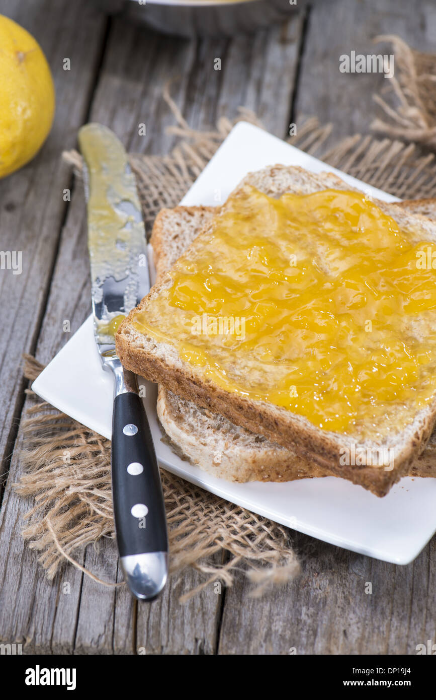Fresh homemade Lemon Jam (close-up shot Stock Photo - Alamy