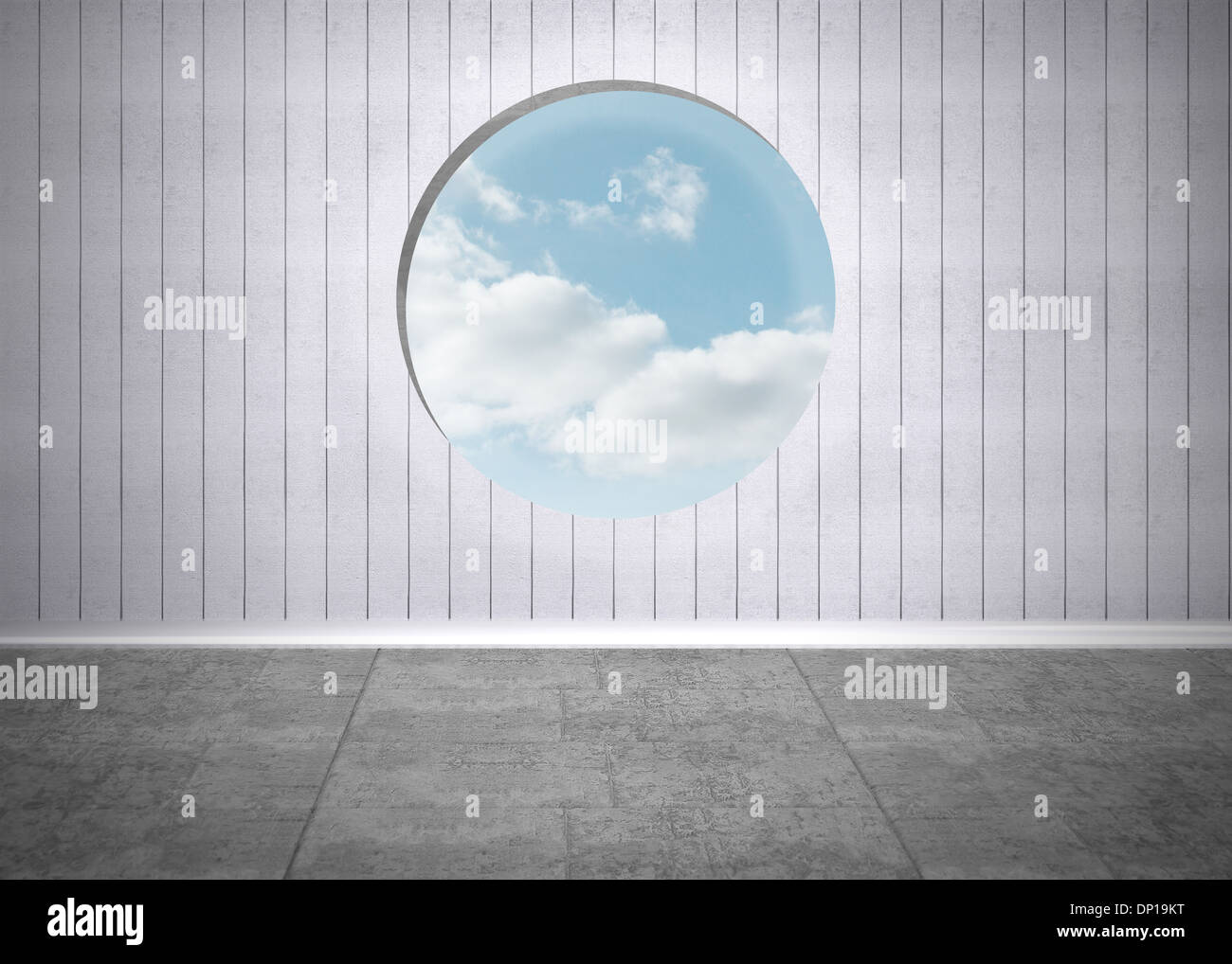 Window showing blue sky Stock Photo - Alamy