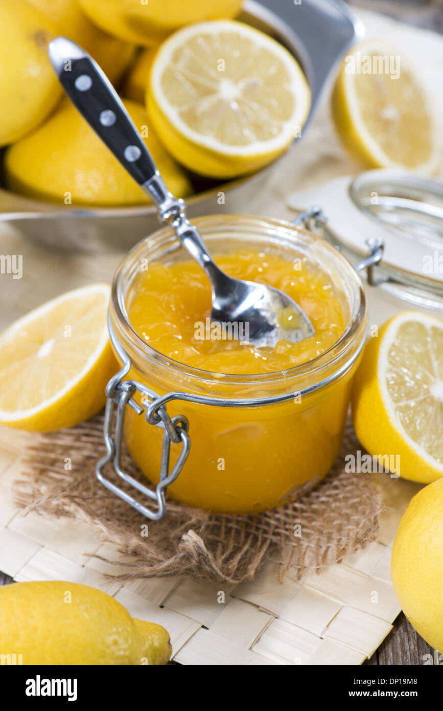 Portion of fresh made Lemon Jam Stock Photo - Alamy