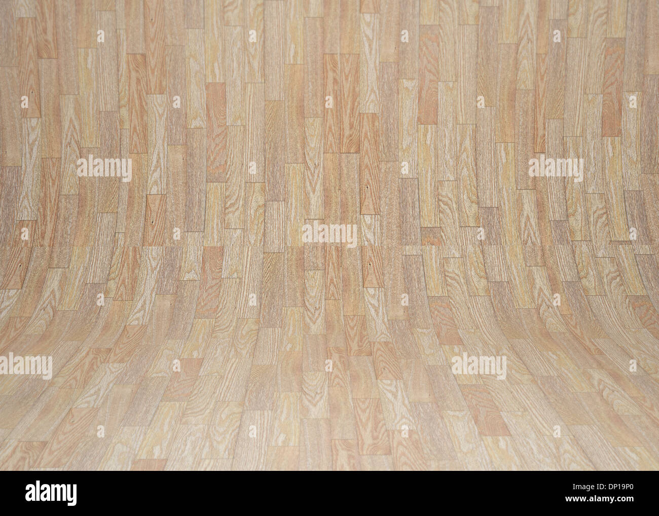 Curved wooden room Stock Photo - Alamy