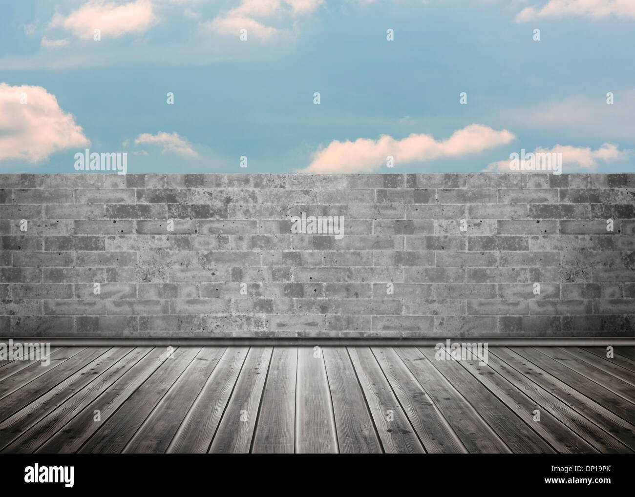 Brick brickwork sky clouds hi-res stock photography and images - Alamy