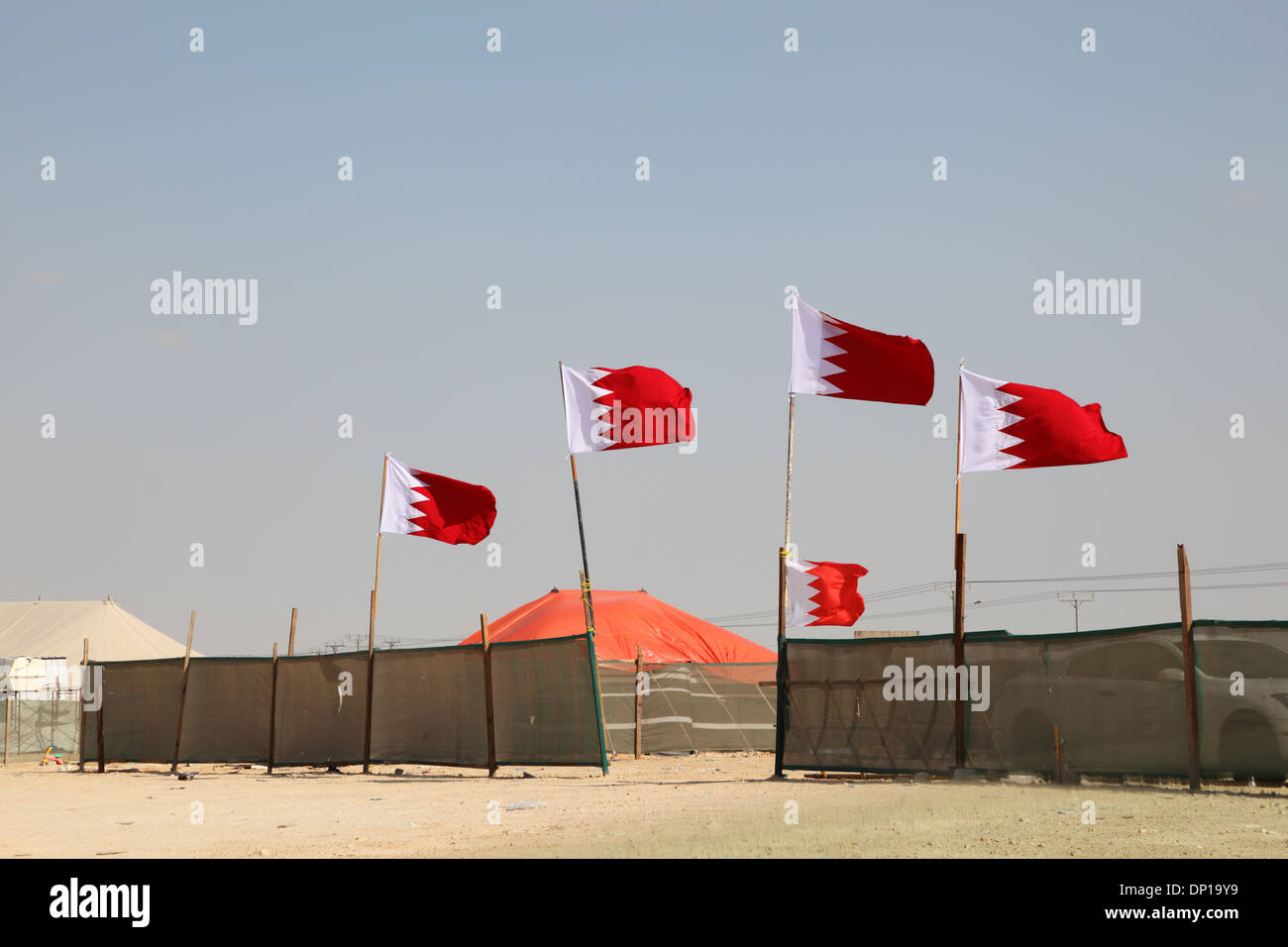 Desert camp in Bahrain, Middle East Stock Photo - Alamy