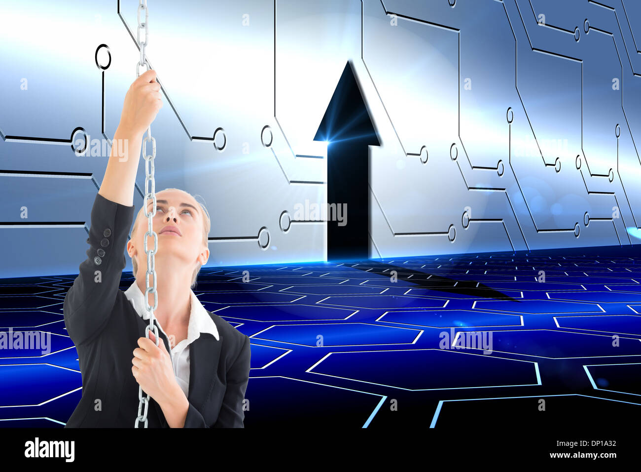 Pulling arrow hi-res stock photography and images - Alamy