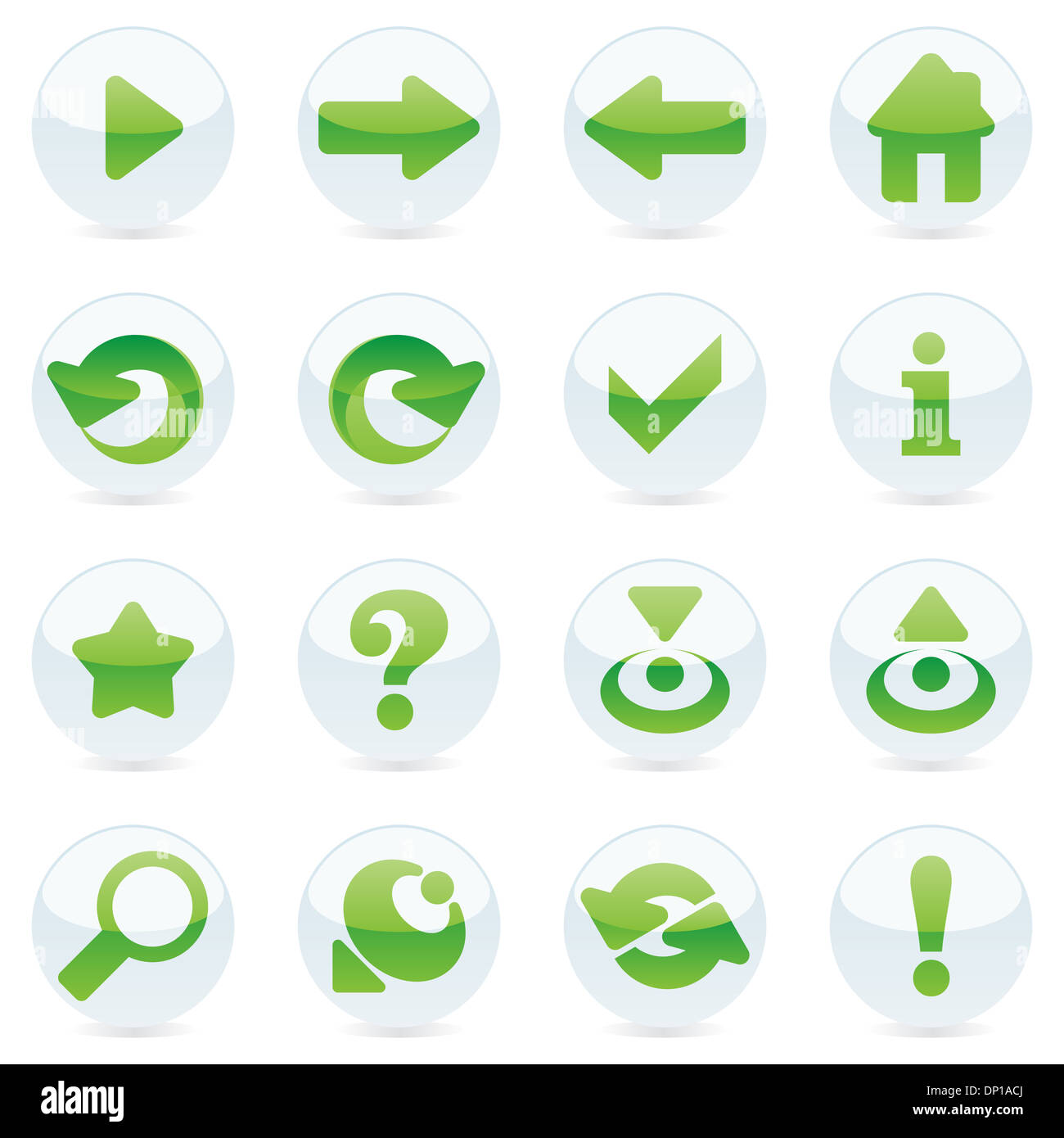 vector illustration of isolated internet icons Stock Photo - Alamy