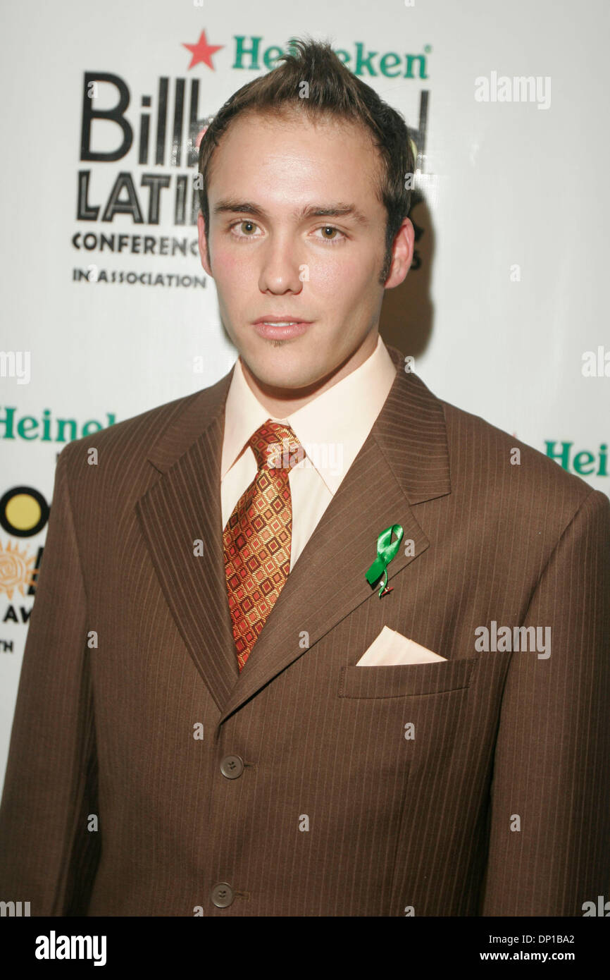 Apr 27, 2006; Miami, FL, USA; CARLOS EAST backstage in the VIP Room at ...