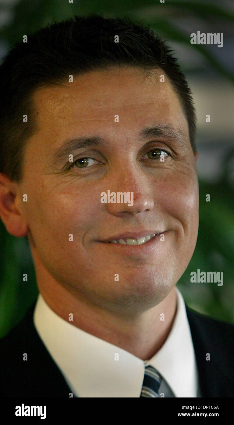 Apr 28, 2006; Boca Raton, FL, USA; REX WALTERS after the announcement ...