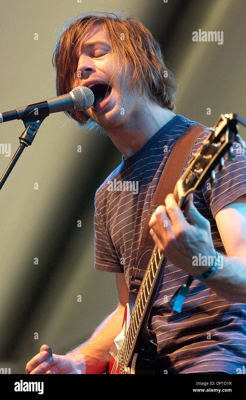 Apr 29, 2006; Indio, CA, USA; SAM FORREST of 'Nine Black Alps ...