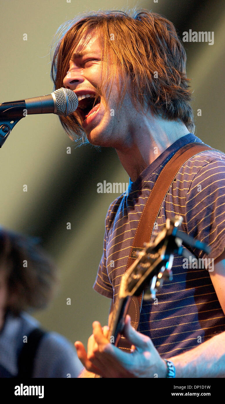 Apr 29, 2006; Indio, CA, USA; SAM FORREST of 'Nine Black Alps ...