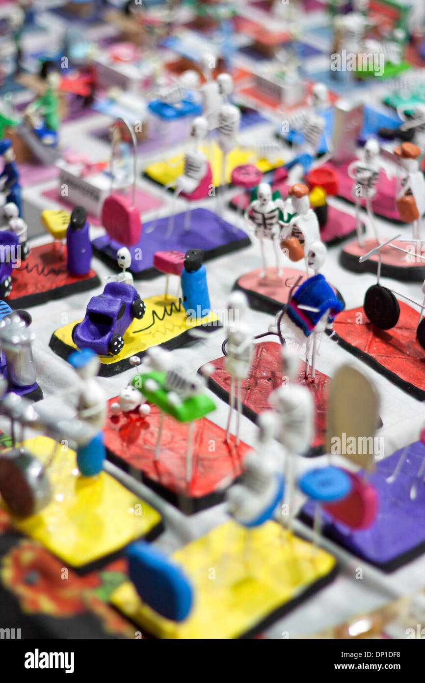 Traditional mexican puppets of skeletons. Guadalajara, Jalisco. Mexico ...